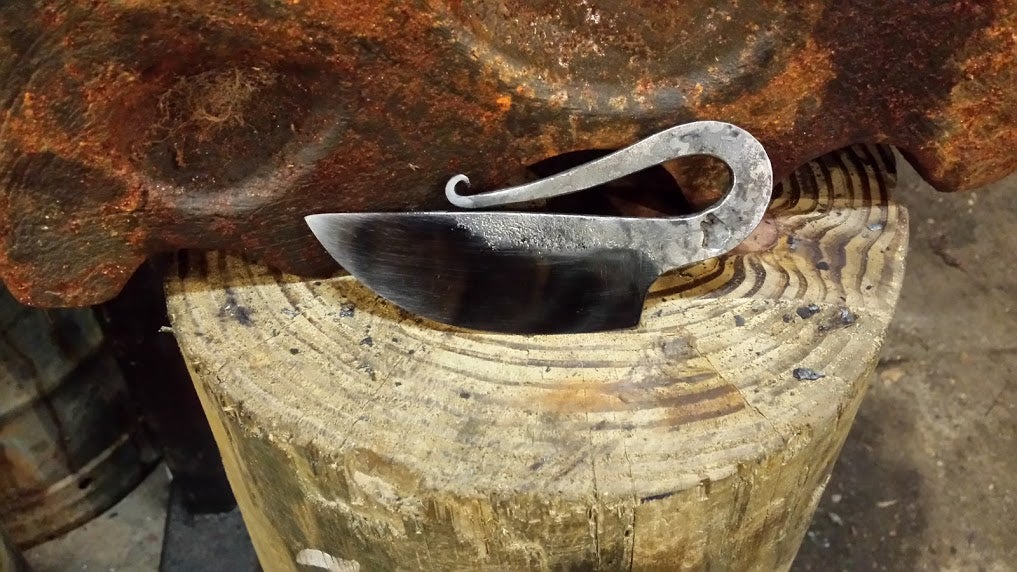 4 Inch Hand Forged Herb Chopper, | Wolf's Den Forge Store